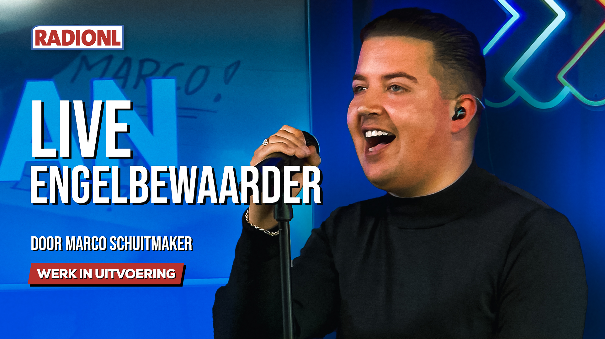 Marco Schuitmaker zingt Engelbewaarder bij Taeke Wouda - RADIONL